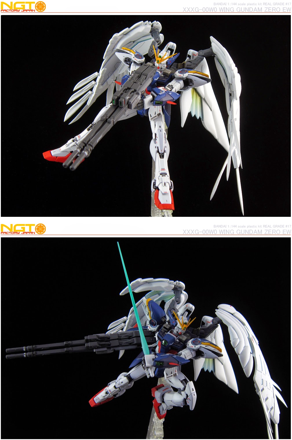 GUNDAM GUY: RG 1/144 Wing Gundam Zero Custom EW - Painted Build
