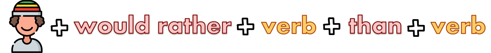 Uso de "would rather & would prefer"