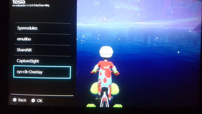 ニンテンドースイッチ オーバーレイメニューTesla用のオーバークロックできるsys-clkを本体で直接設定を変更できるsys-clk ...