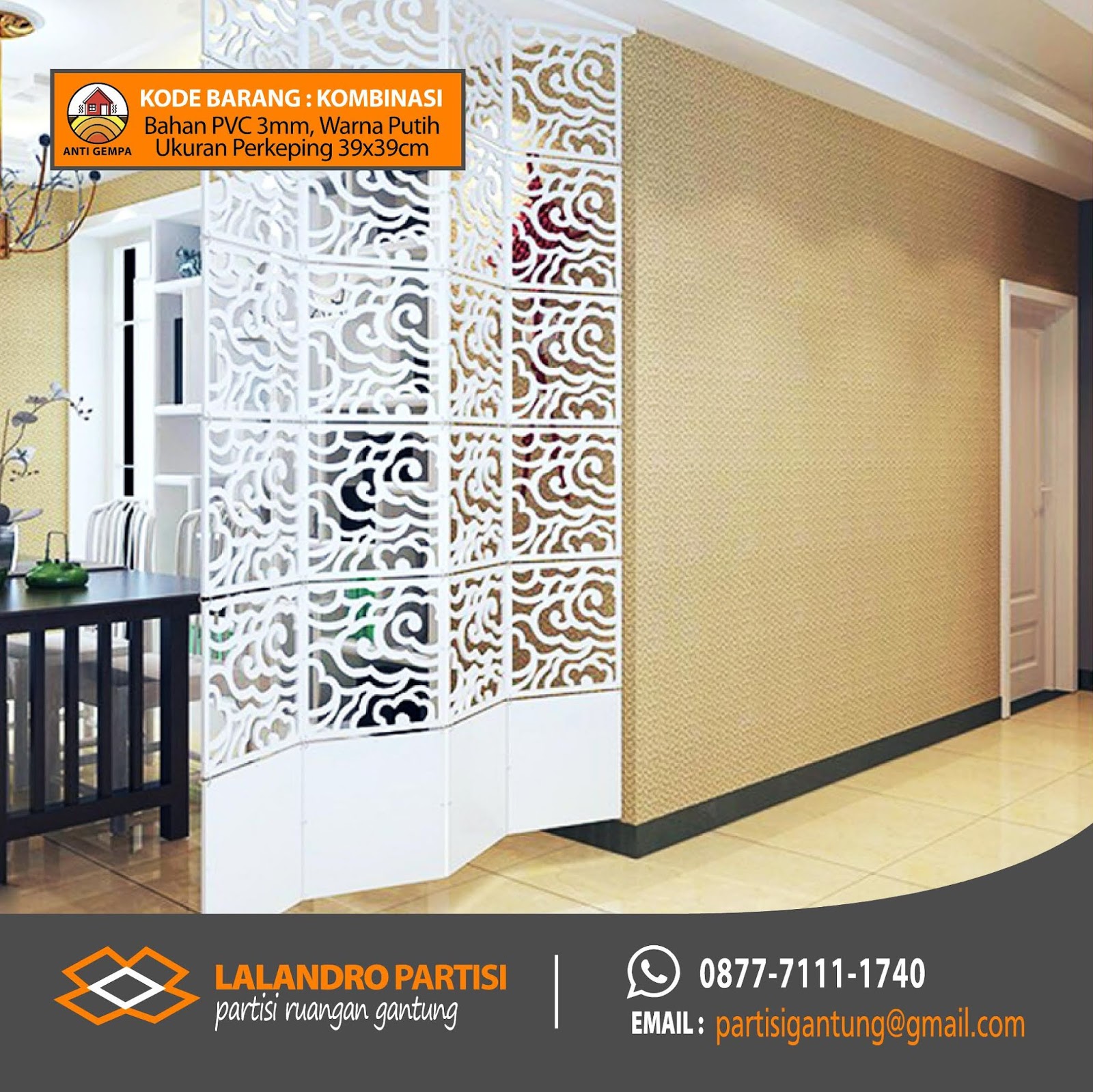 Partisi Ruangan Gantung PVC Murah Jakarta Hanging Partition Whatsapp ...