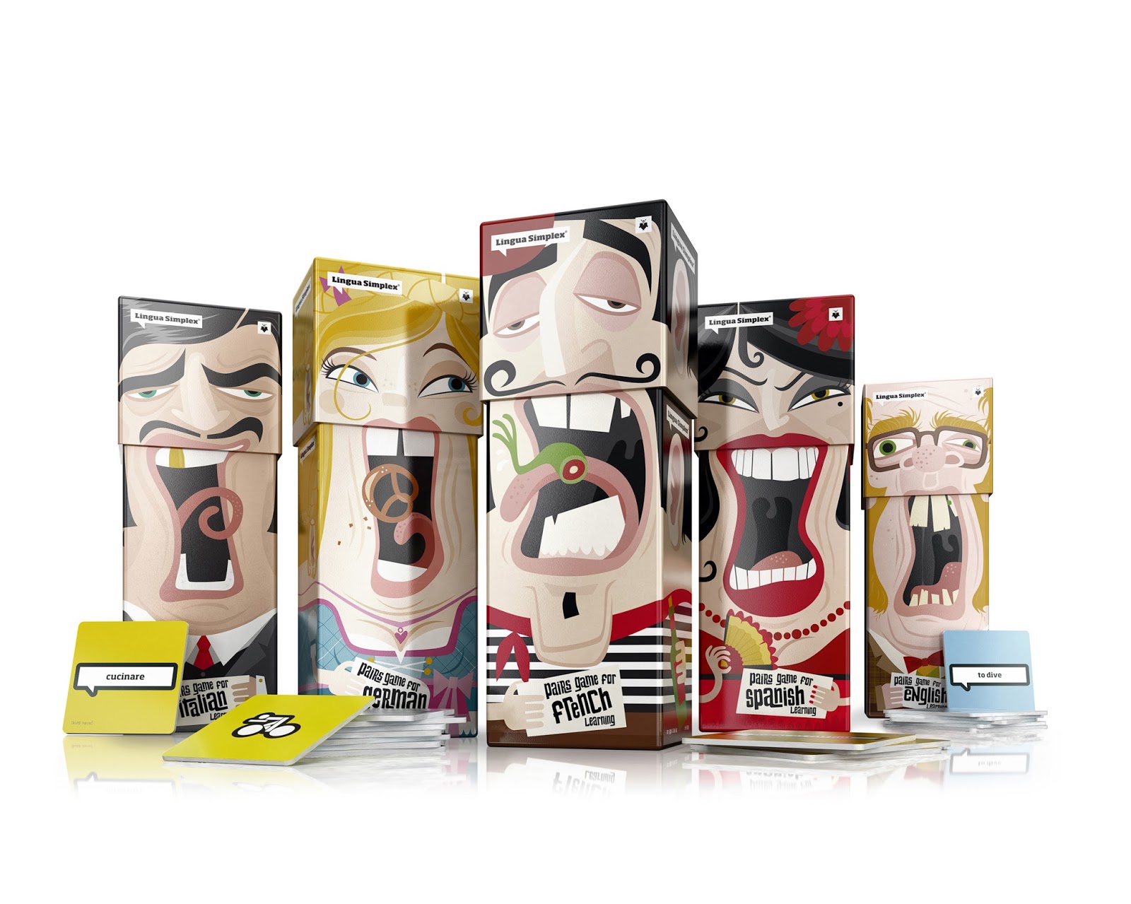 Lingua Simplex – Language play. Language learning. – Packaging Of The World