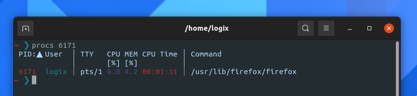 procs Is A Modern Replacement For ps With Colored Output, Additional Information (Written In ...