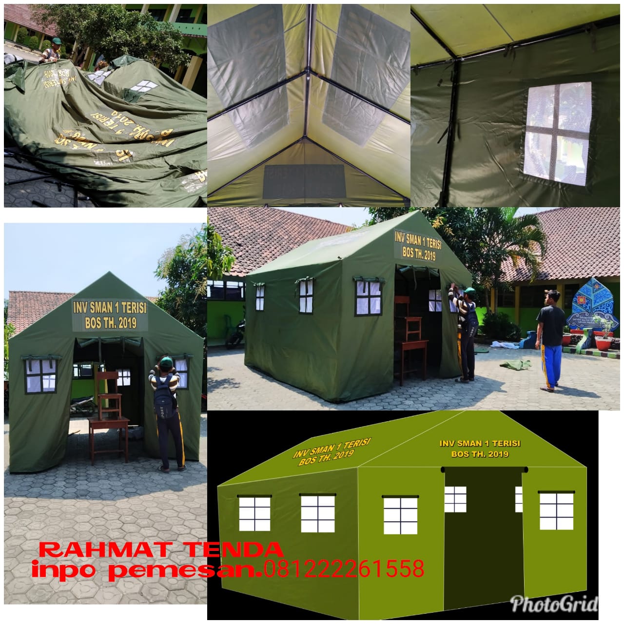 Tenda Posko Serbaguna ~ RAHMAT TENDA - JUAL TENDA PLETON, Tenda KEMAH ...