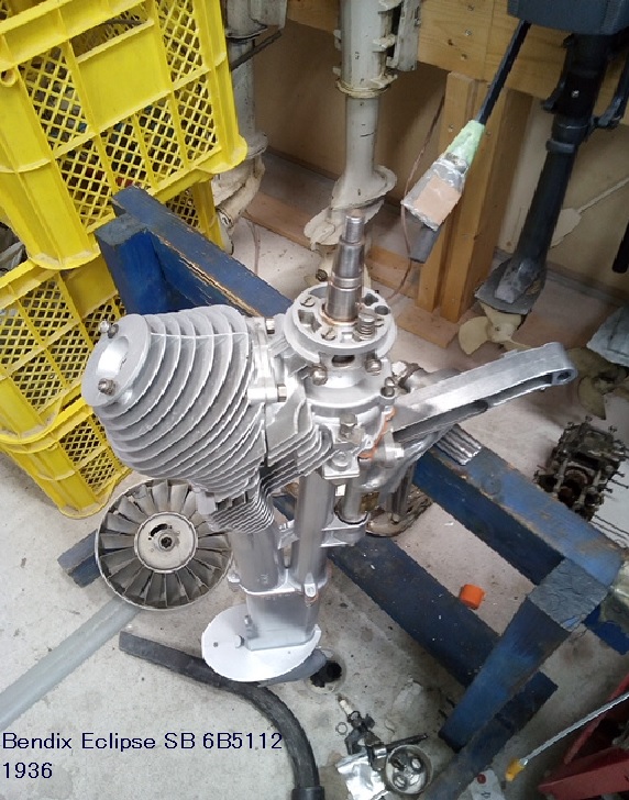 小さな船外機屋さん・Small outboard WorkShop: Bendix Eclipse SB 6B5112 1936 再構築始め