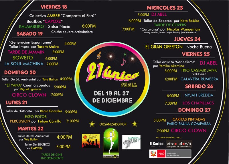 Yemiko..... !: La 21única Produccciones: La 21 unica feria