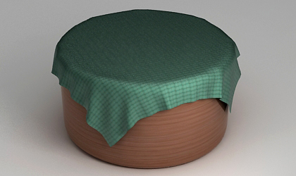 Creating a Fabric Using 3Ds Max Cloth - Free 3D Model