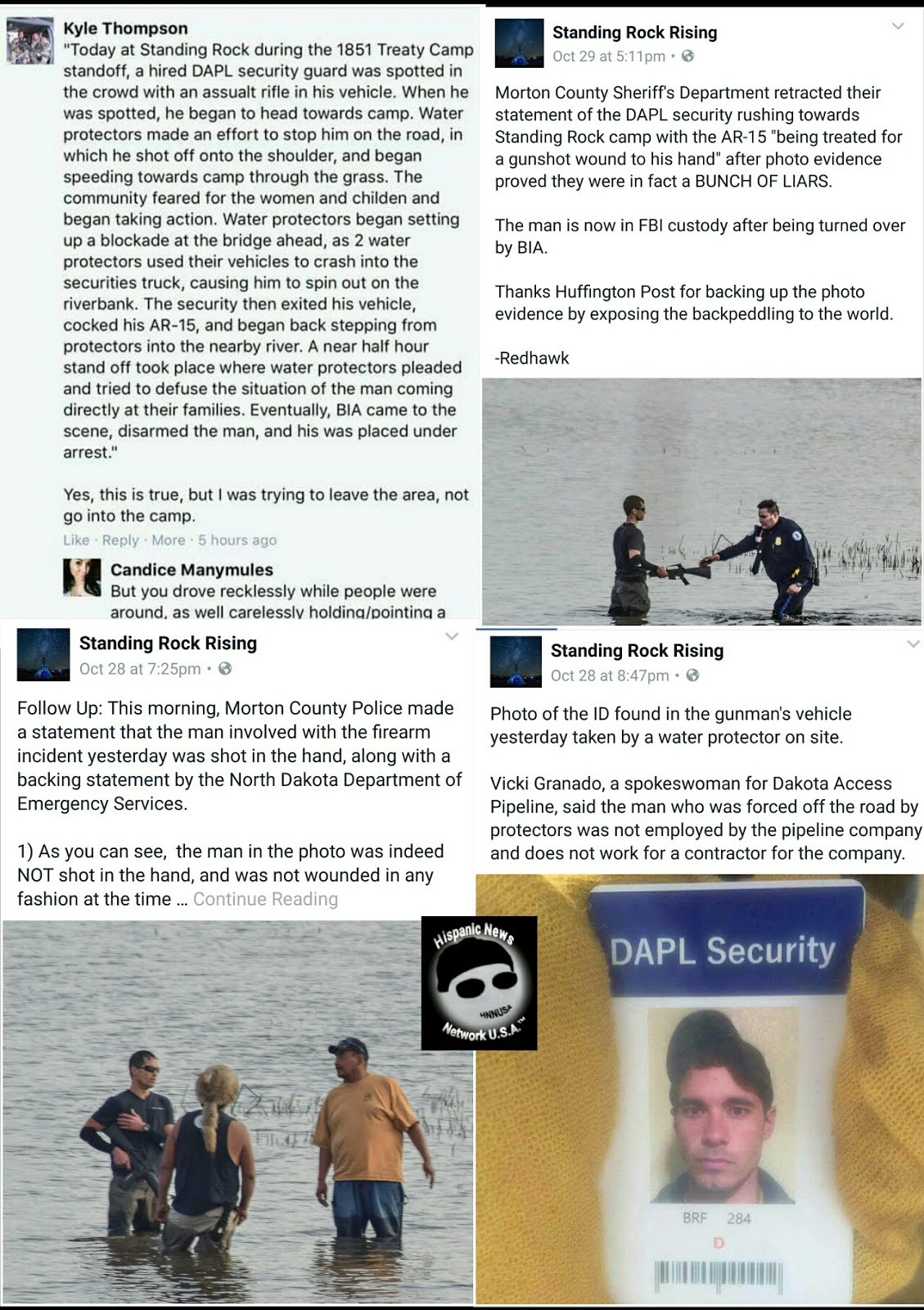 DAPL Security Guard Kyle Thompson Released From Custody After ...