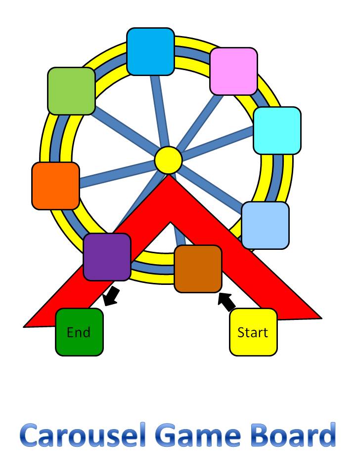 Games and other activities for Family Night: Baptism Carousel Game