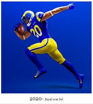 Pro Football Journal: Rams Likely To Wear Grey over Yellow (Bone over ...