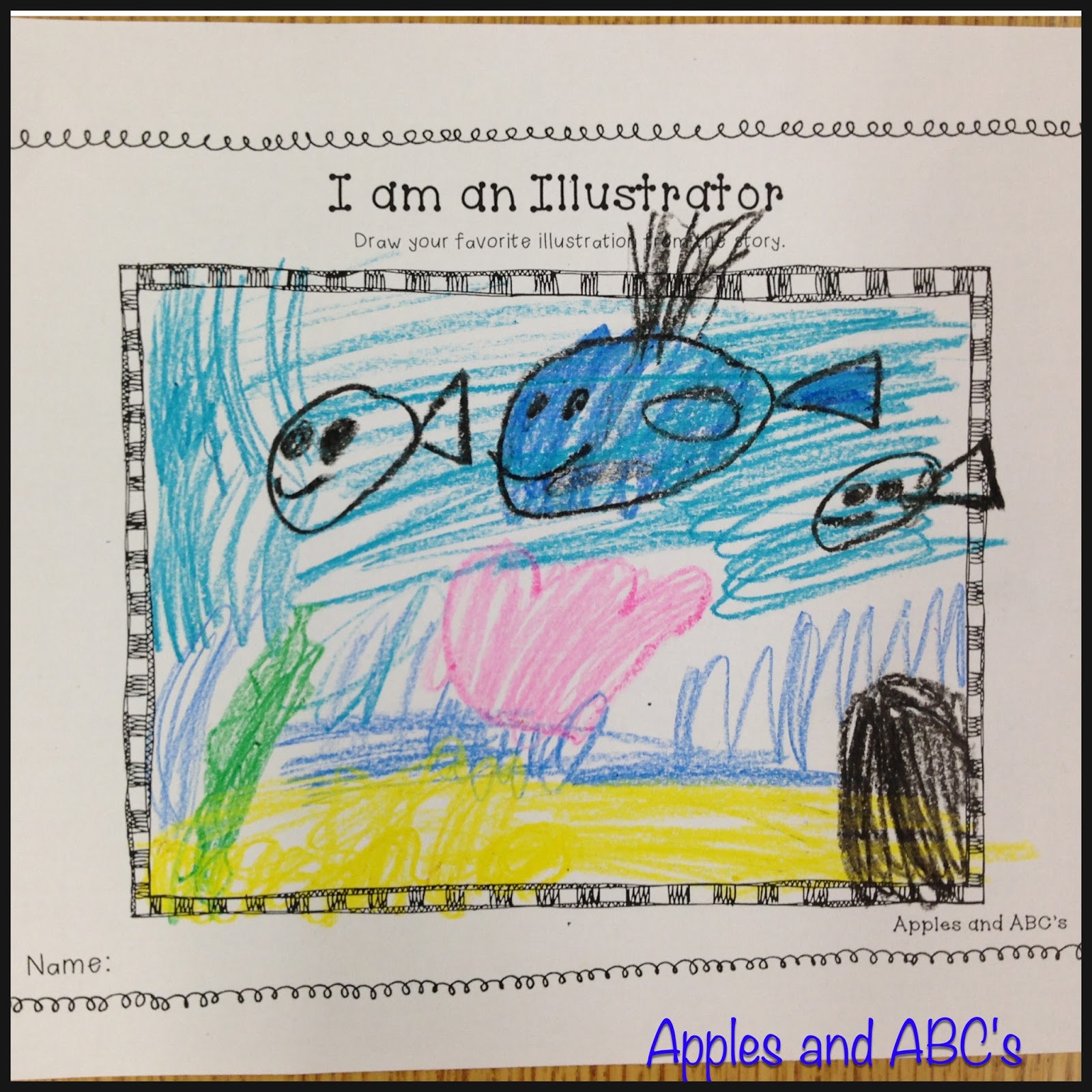 Story Elements for Kindergarten and Comprehension Wands! - Apples & ABC's