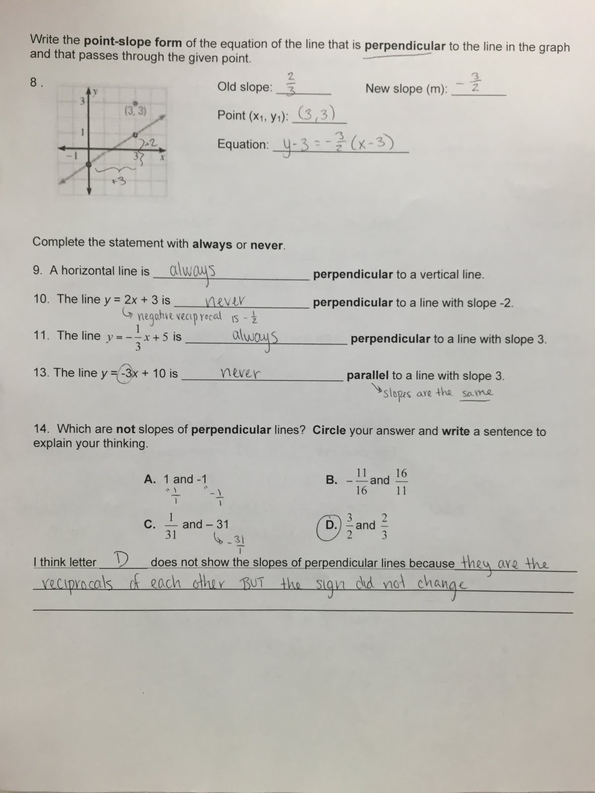 Math with Ms. Green: Parallel and Perpendicular Lines