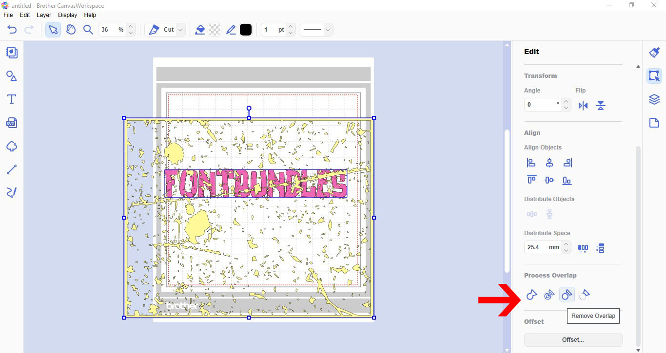 How to create a custom fill pattern in brother scan and cut canvas ...