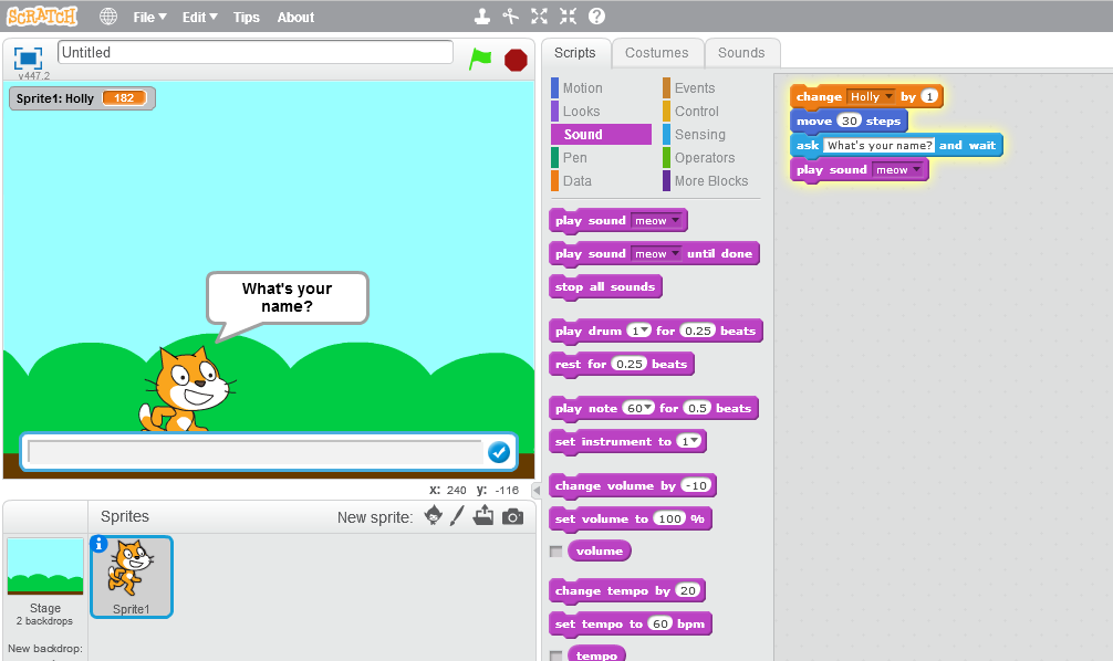 My Media Arts Blog Coding Part Two An Adventure
