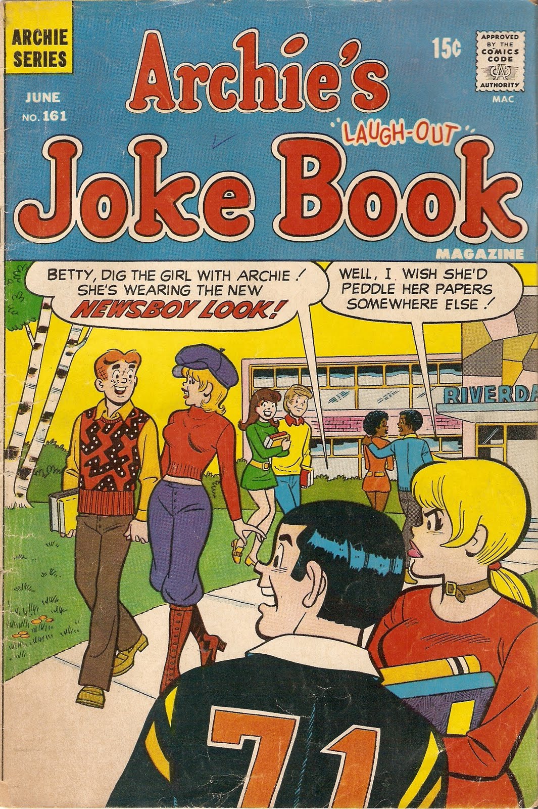 Slay, Monstrobot of the Deep!!: Bold Fashion Choices--Archie Repeats Itself