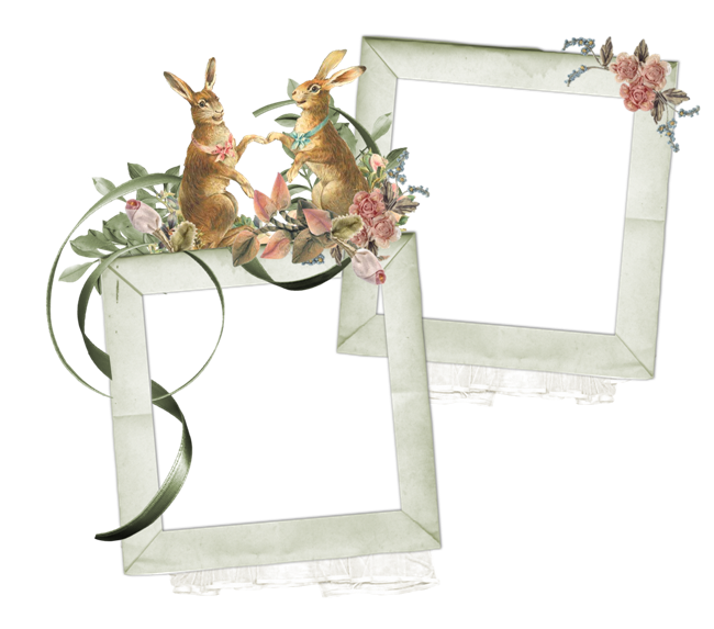 ForgetMeNot: Easter cluster frames