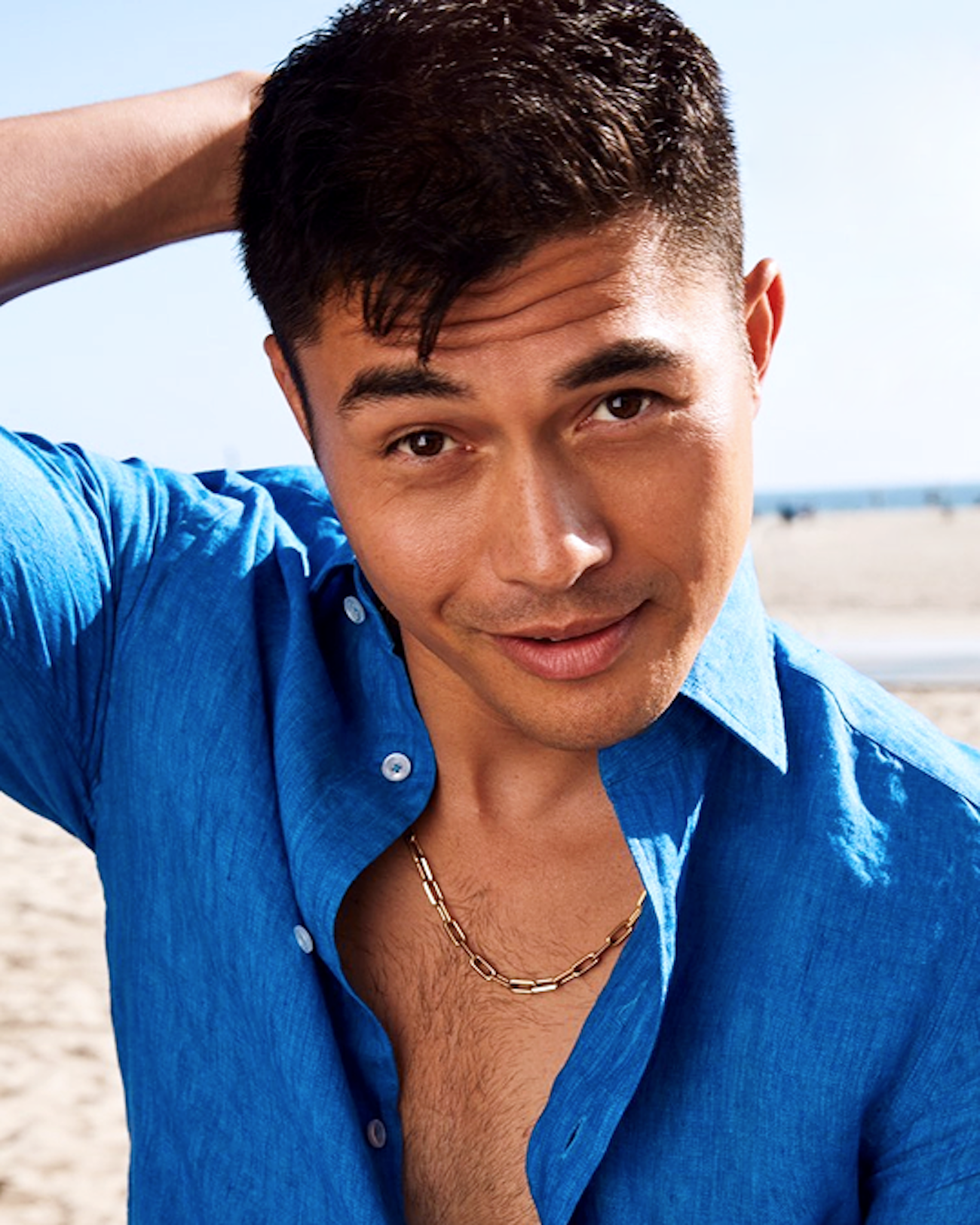 my new plaid pants: Henry Golding Four Times