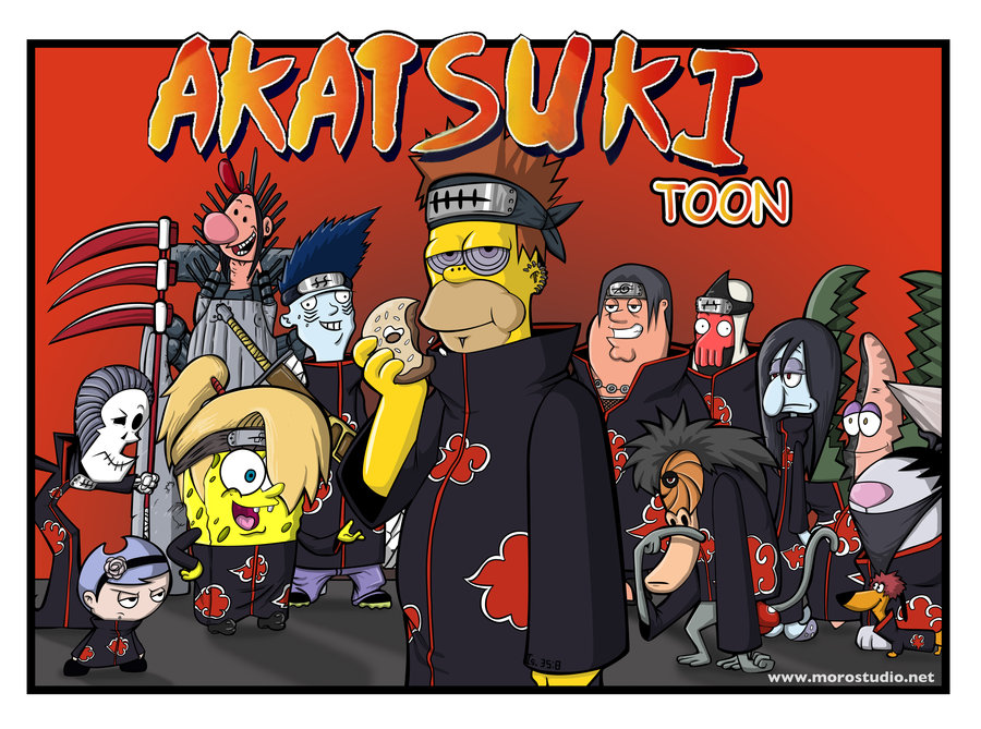 series, películas y dibujos animados( los mejores): Akatsuki animado :)