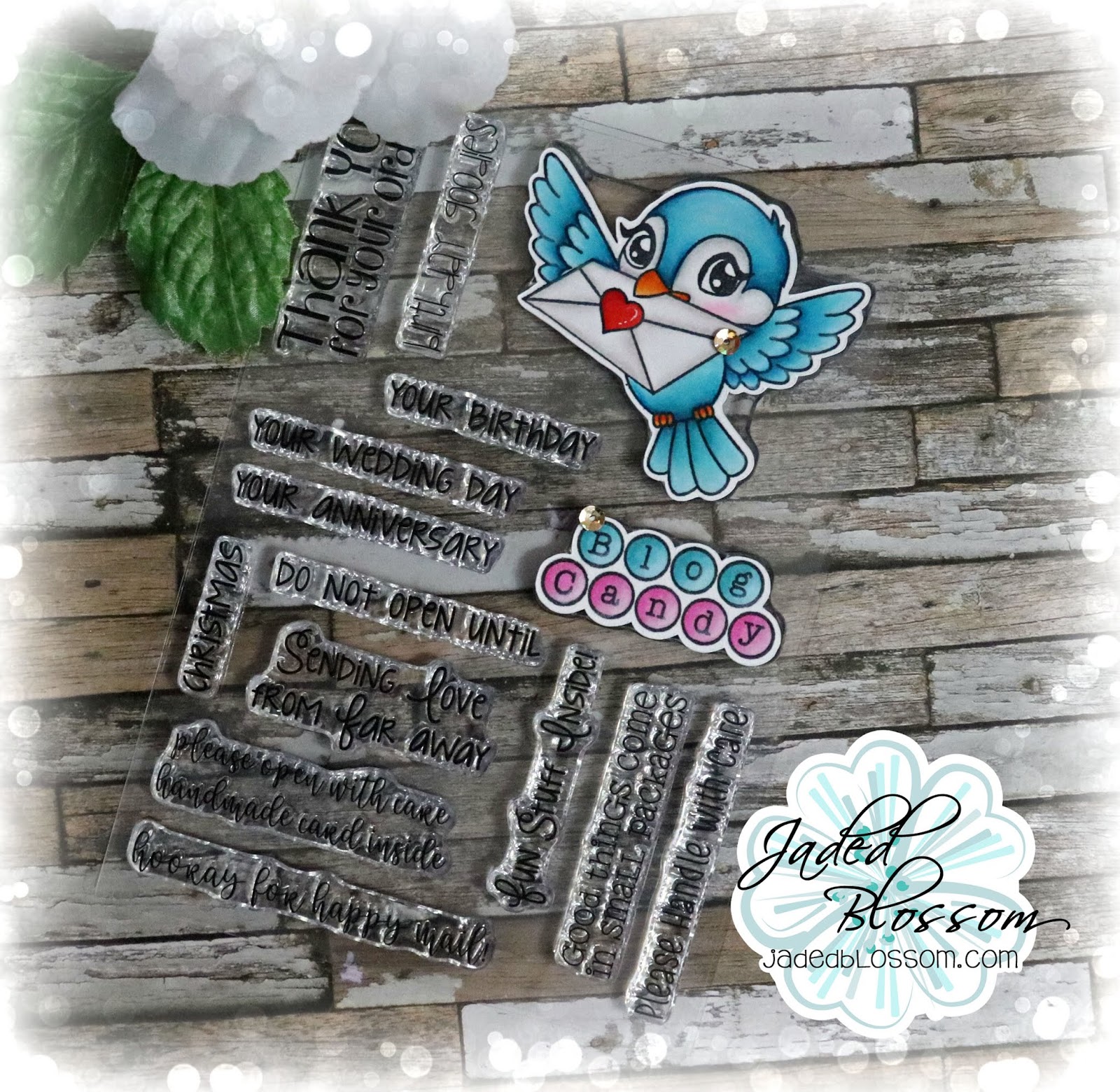 Cindy's Scraptastic Designs: Two Funny Mail revamp sets!!! Jaded Blossom :)