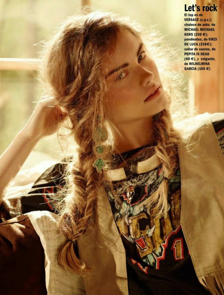 Duchess Dior: "One Little Indian" Daria Piot by Cristina Lopez for ...