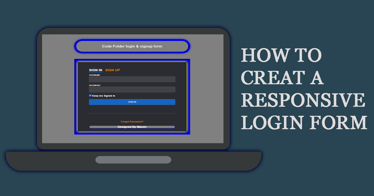 How to creat a login form ~ Code Folder