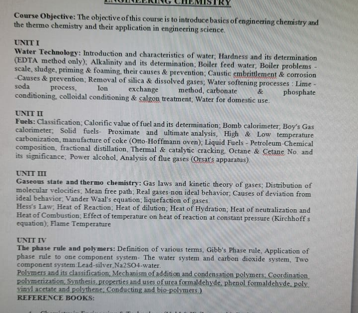 Engineering syllabus 1st year cse