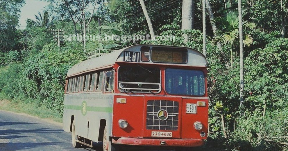 SLTB buses - ශ්‍රී ලංගම බස්: CTB bodied Mercedes Benz LP 312/42 bus ...