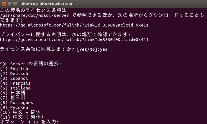 SQL Server その16 - Ubuntu 16.04にSQL Server 2017をインストールするには - kledgeb