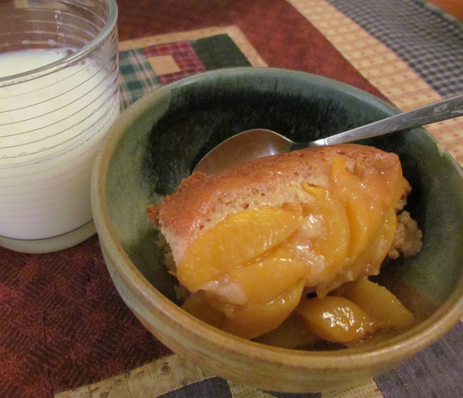 Rhubarb & Roses: Mom's Peach Pudding