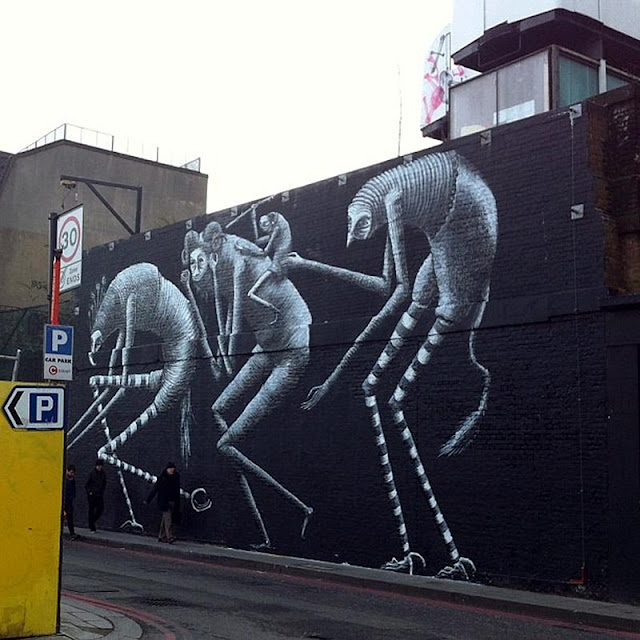 Phlegm New Mural In London, UK – StreetArtNews