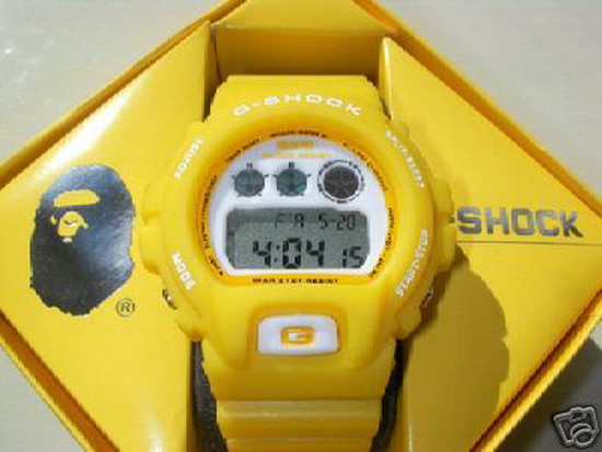 World Fashion Center: Pharrell Blings The Bape Casio G Shock DW 6900