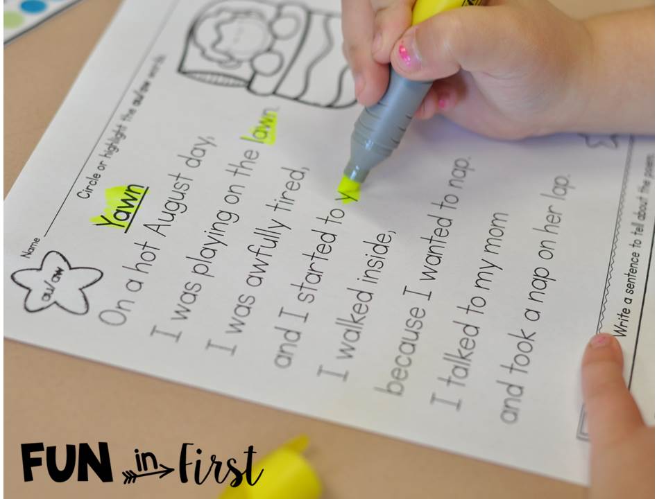 Phonics Based Poetry - Fun in First