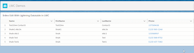 Salesforce Code Crack: Inline Editing in lightning-datatable in Salesforce Lightning Web ...