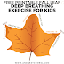 Fall Leaf Deep Breathing Exercise {Free Printable Poster Included ...