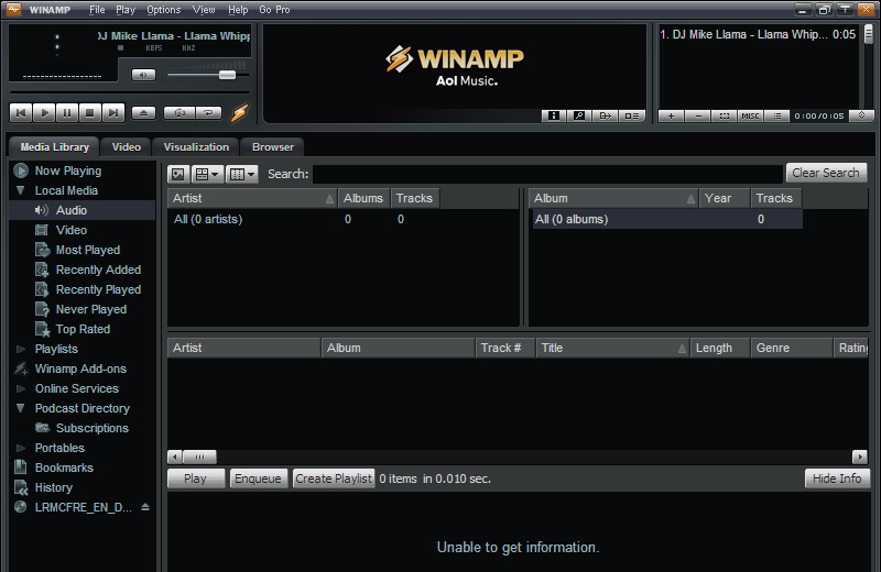 Free Download Winamp Media Player | kenhario_mc