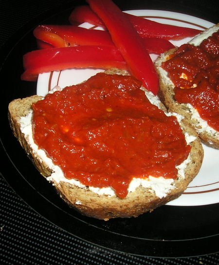 Cooking with Yiddishe mama: Fall Red Pepper & Onion Pate