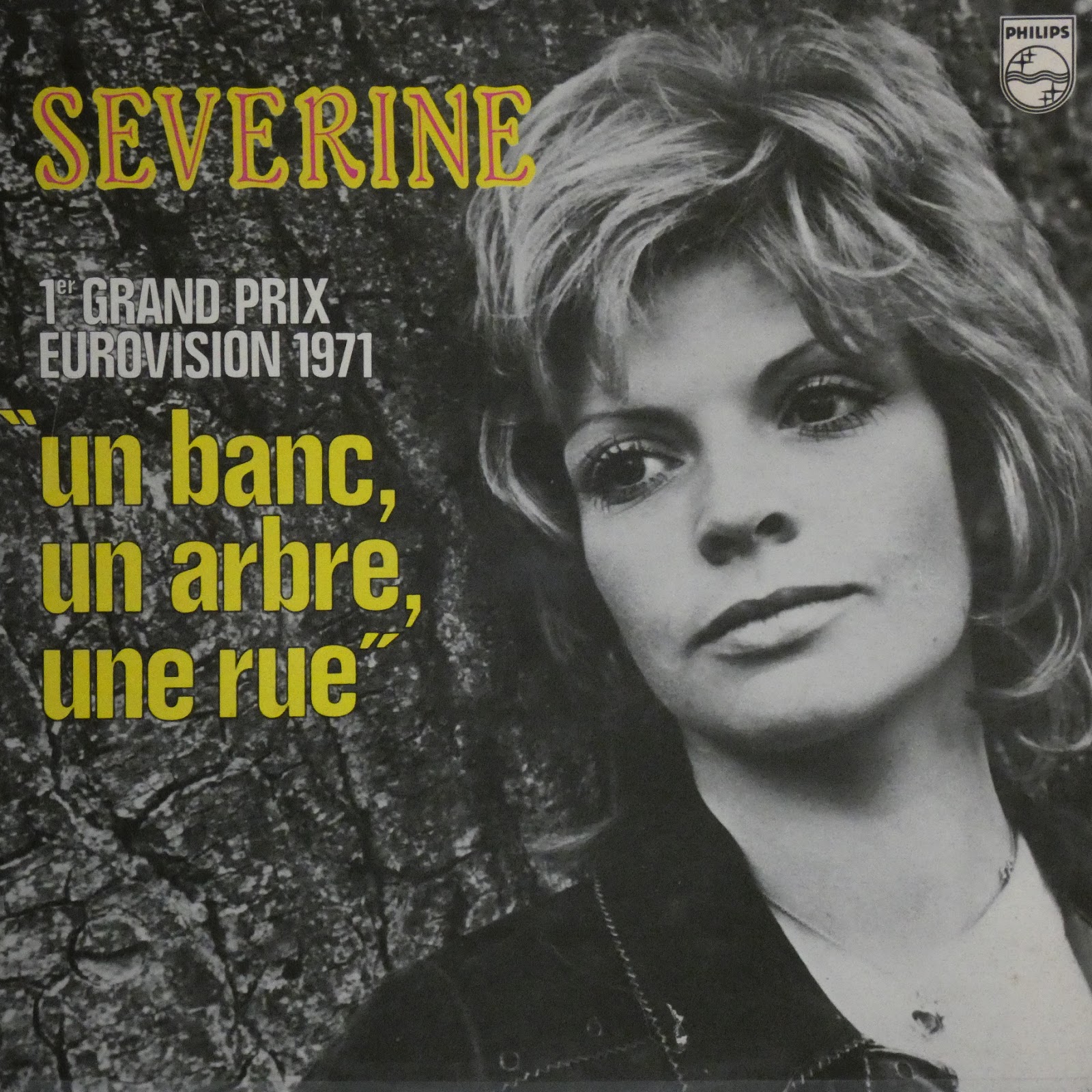 Paradis perdu.666: Séverine (1971) un banc, un arbre, une rue.LP