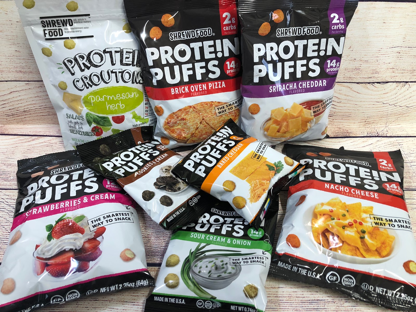 Stacy Talks & Reviews: Snack Smart with Shrewd Food Protein Puffs
