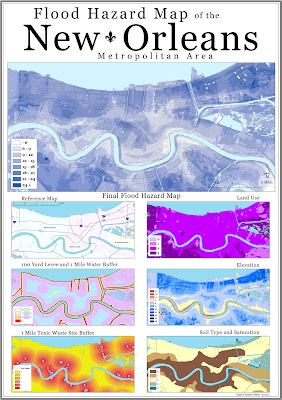 Intermediate GIS: Final Project - New Orleans Flood Hazard Map