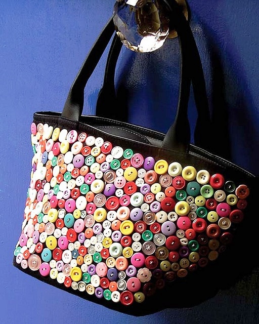 button bags design ideas ~ art craft projects