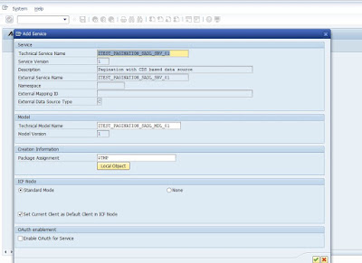 SAP ABAP Central: Creating OData API based on a Mapped Data Source