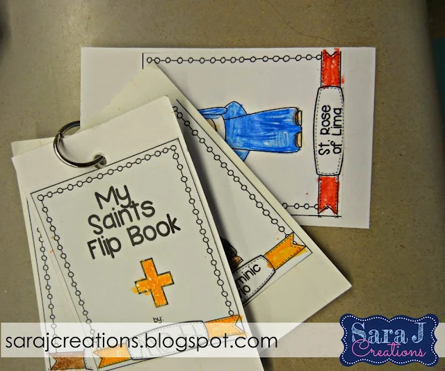 Saint Interactive Notebook | Sara J Creations