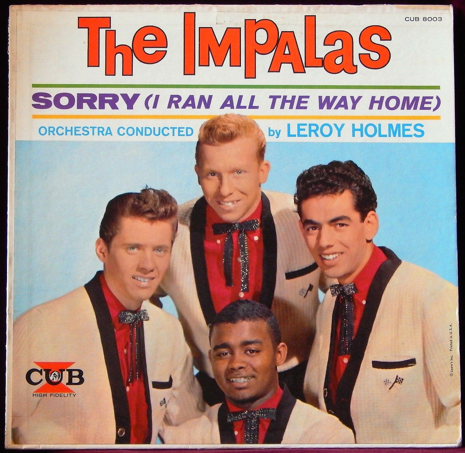 WHITE DOO-WOP COLLECTOR: THE IMPALAS (Cub Records)