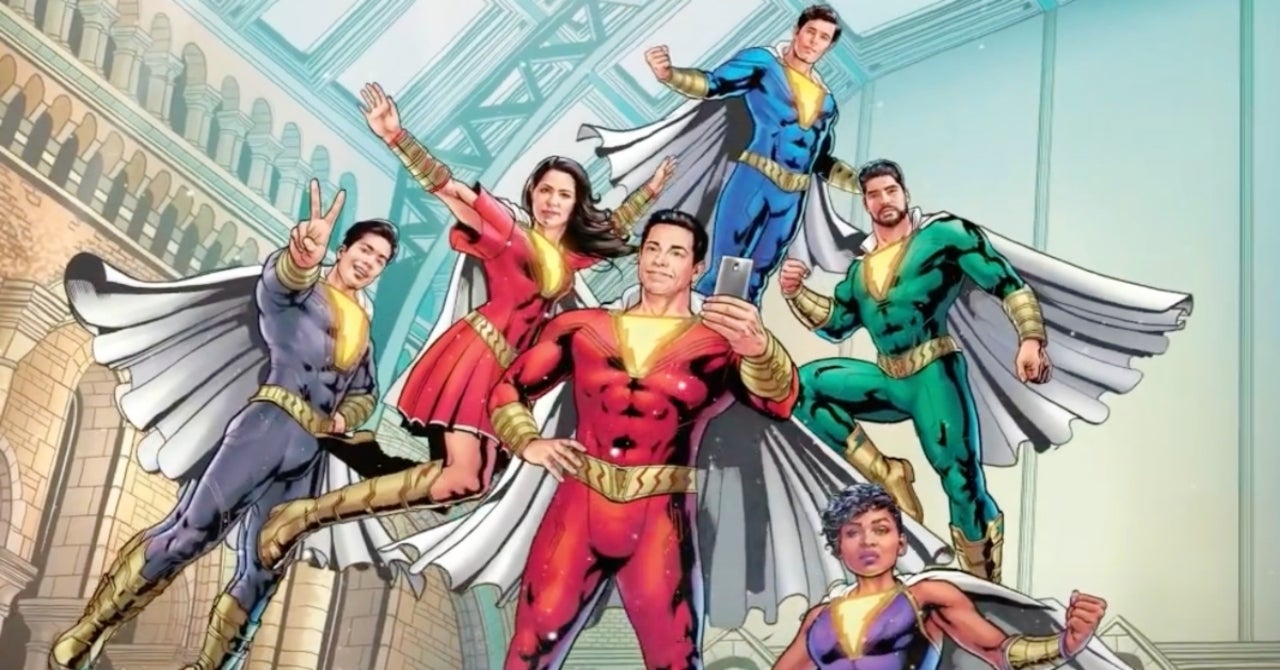 New Shazam Family Costumes Revealed In New Set Photo - JEFusion