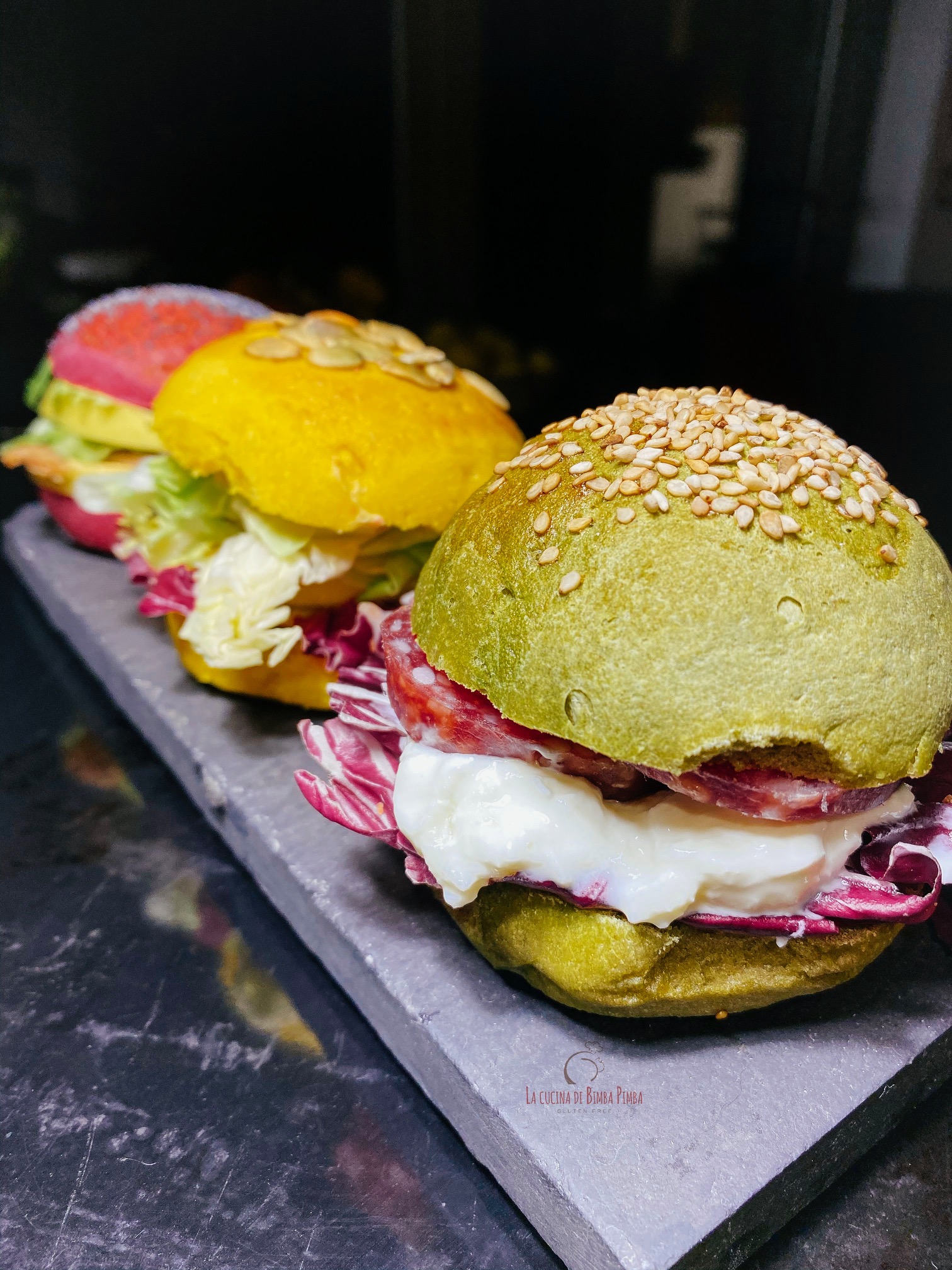 la cucina di bimba pimba: ricetta Poker di Panini Colorati senza ...