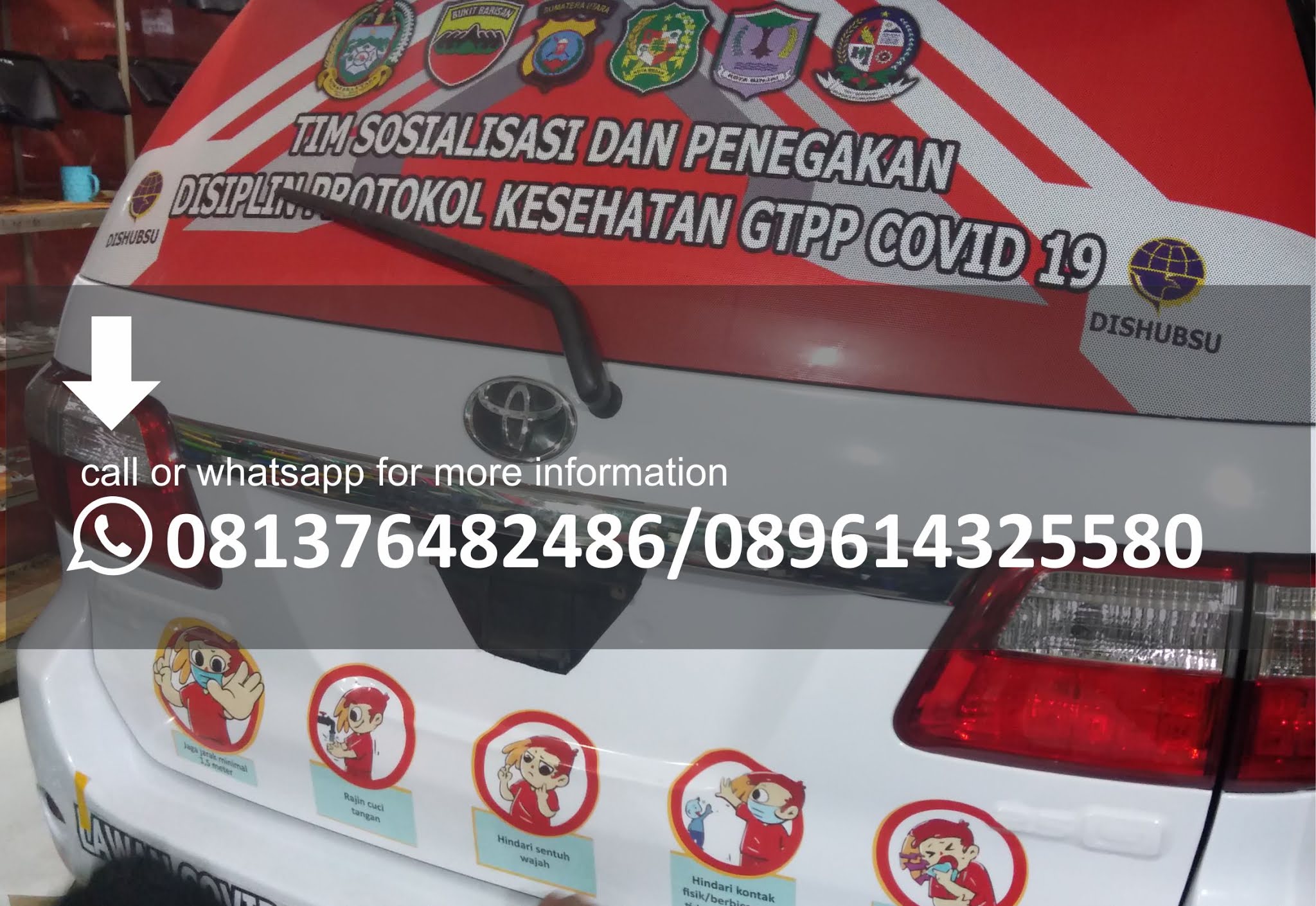 Desain Cetak dan Pasang Sticker Mobil Iklan Kampanye di Medan - Teman ...