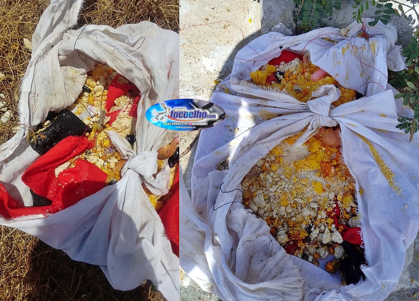 Coelho Fatos e Notícias: MACUMBA: Despacho deixado em encruzilhada no ...