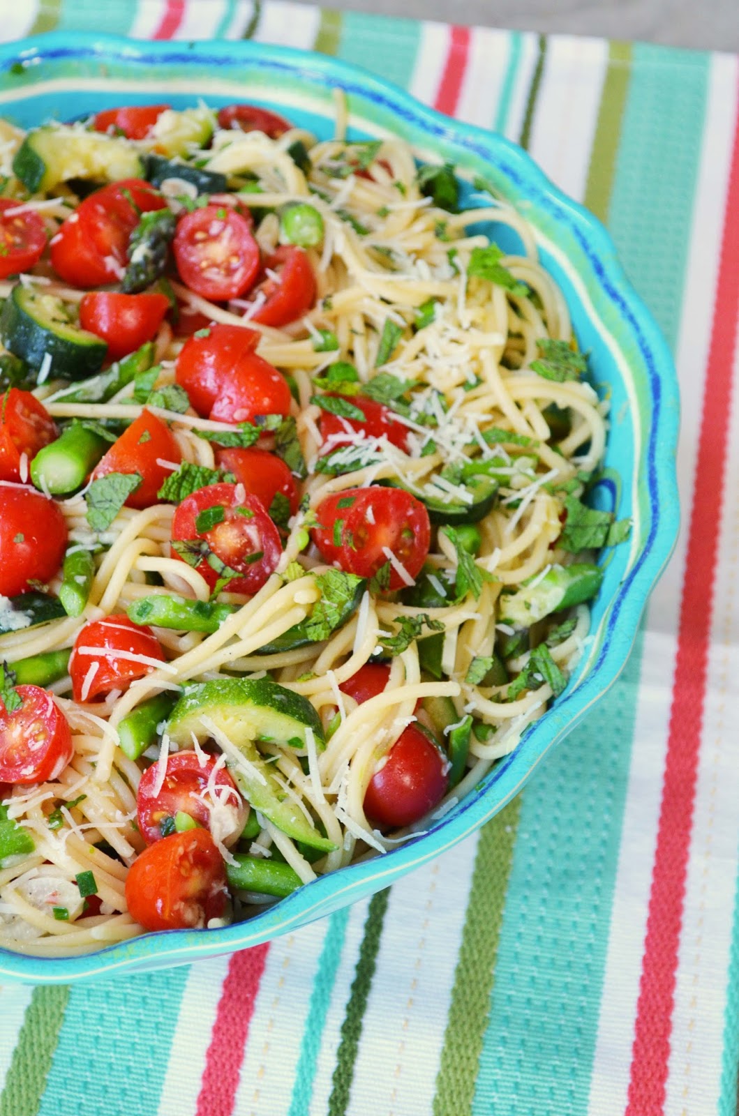 Our Beautiful Mess: Summer Vegetable Pasta Toss