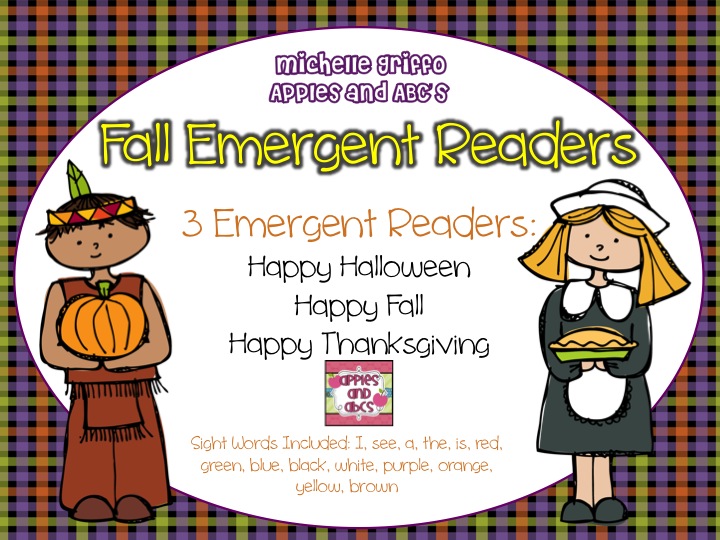 Fall Emergent Readers - Apples & ABC's