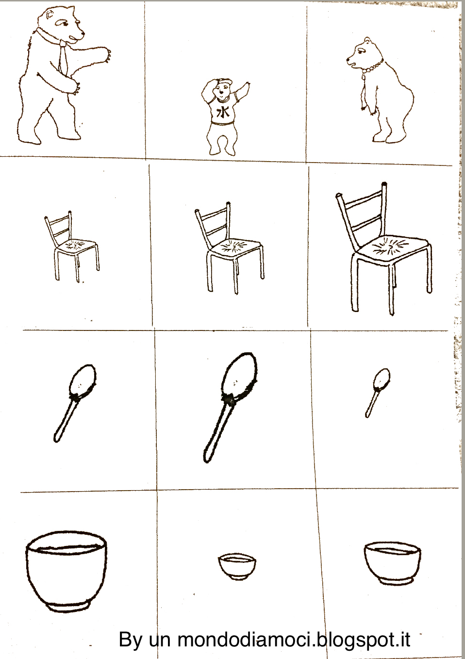 Unmondodiamici: LAVORO DI STAMATTINA IN CLASSE 1a. storia di Riccioli d ...