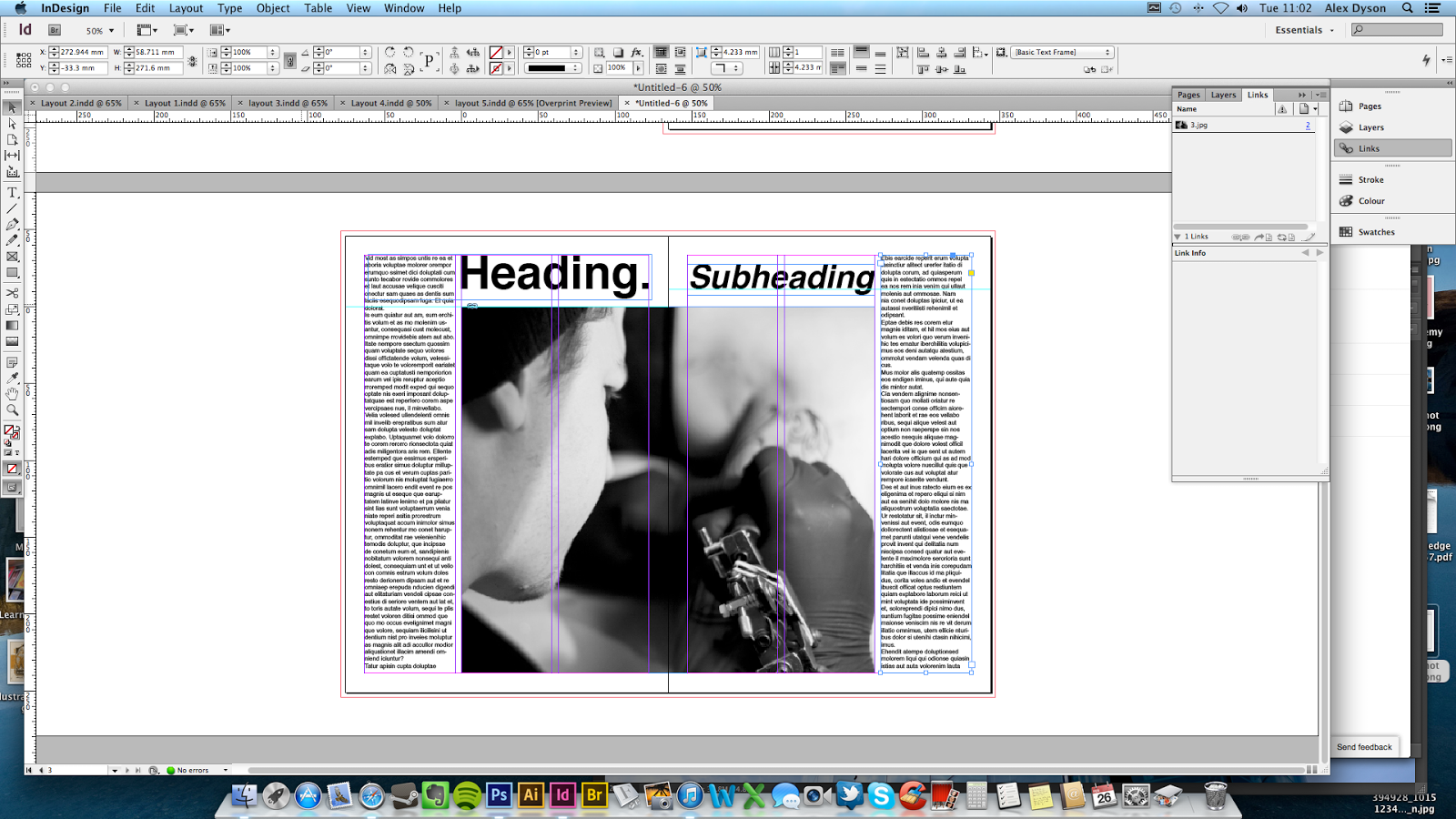 OUGD404 - Design Principles - Visual Literacy - Grids and Layout | Alex ...
